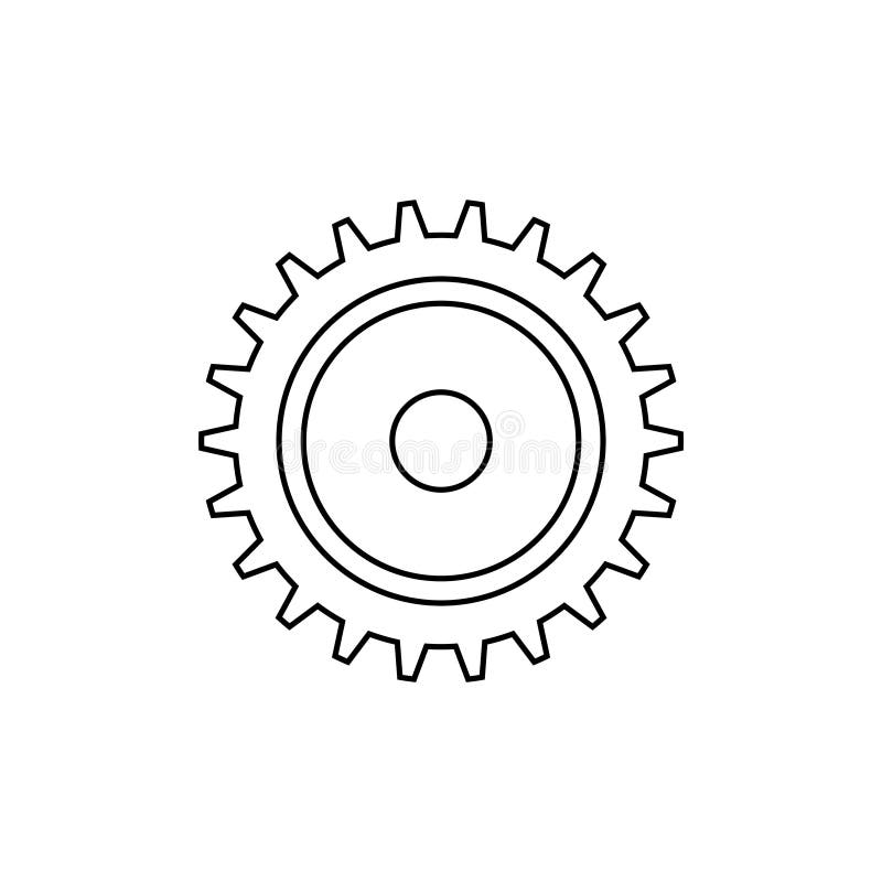 Sprocket Icon Design Template Illustration Isolated Stock Vector ...