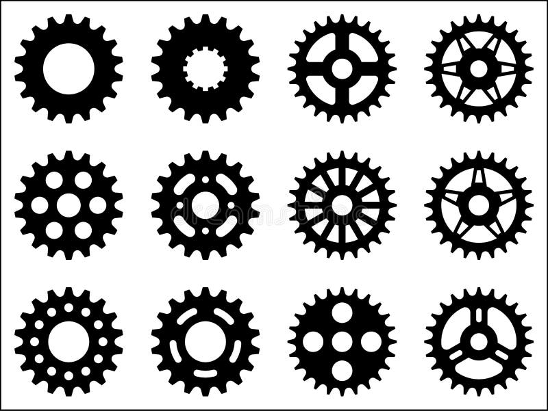 Sprocket stock vector. Illustration of roll, element, cogwheel - 6388510