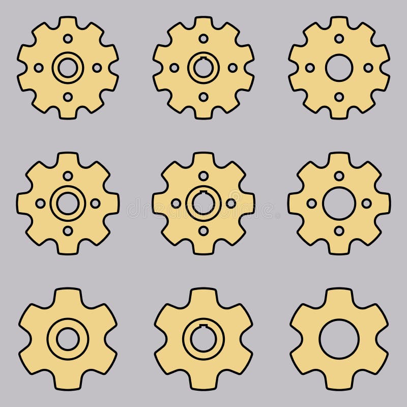 Sprocket wheel vector icon stock vector. Illustration of model - 103740628 Sprocket wheel vector icon stock vector. Illustration of model - 103740628