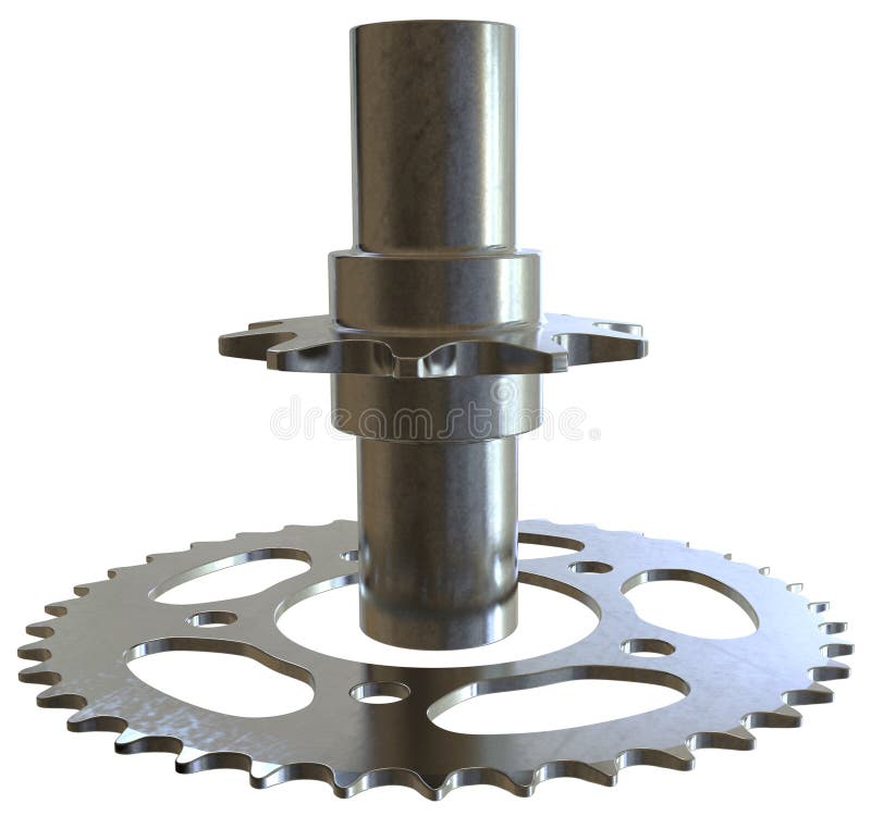 Sprocket wheels stock photo. Image of detail, stainless - 140402748
