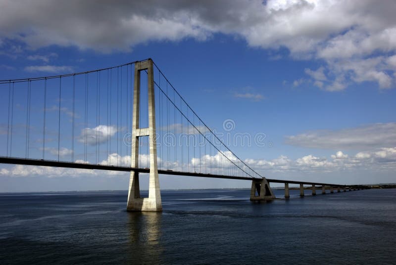 Sprogo Bridge stock image. Image of bridge, longest, concrete - 5585409