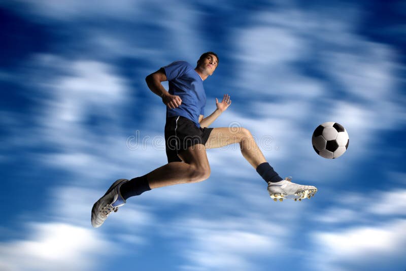 Sprong stock foto. Image of schop, sport, schot, mens - 5285766