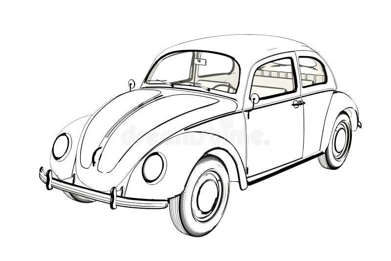 Vw Beetle Outline