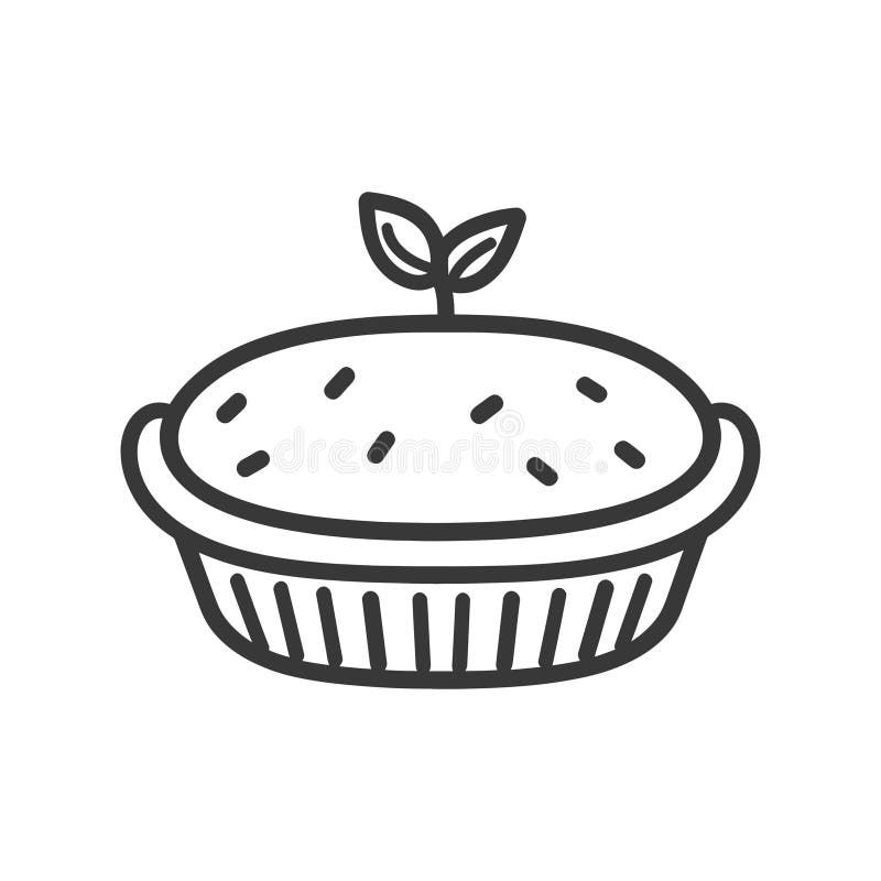 AI-Generated Pie Icon stock vector. Illustration of oven - 369930430