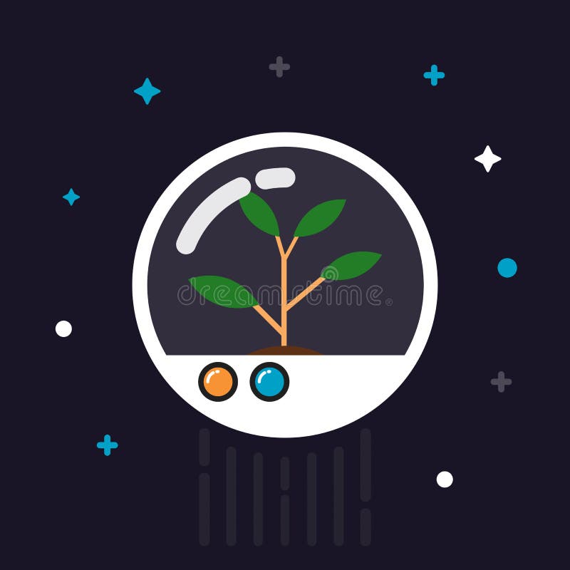 Sprout of hope stock vector. Illustration of ozone, earth - 83025881