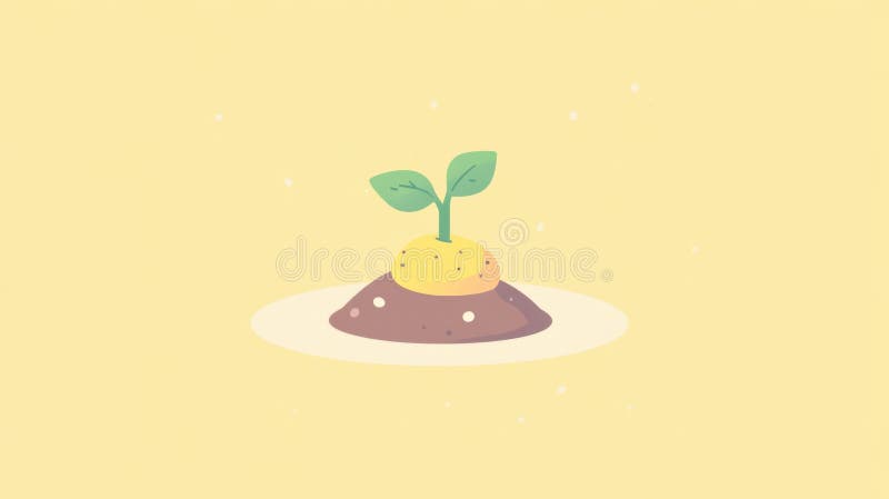Sprout of Hope stock illustration. Illustration of environment - 367650723