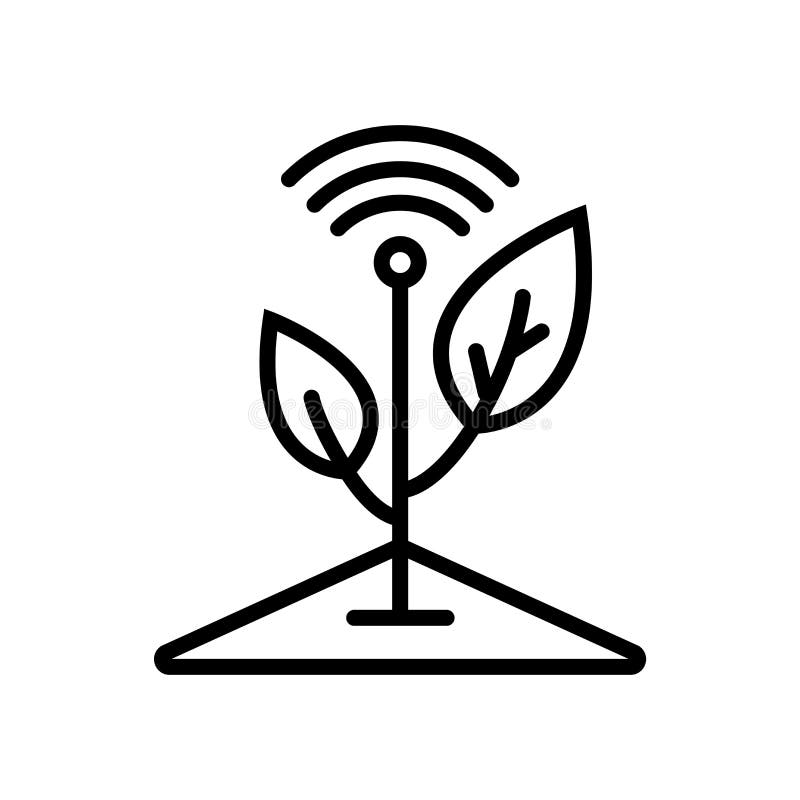 Sprout Icon Vector Isolated on White Background, Sprout Sign , Line or ...