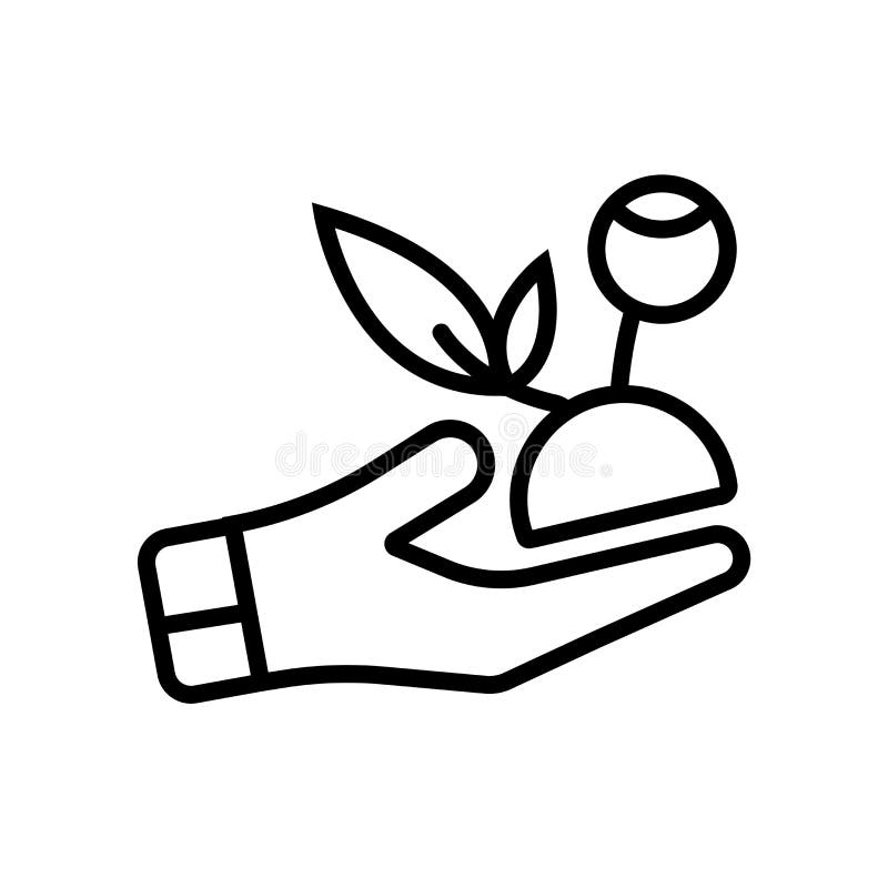 Sprout Linear Icon. Modern Outline Sprout Logo Concept on White Stock ...