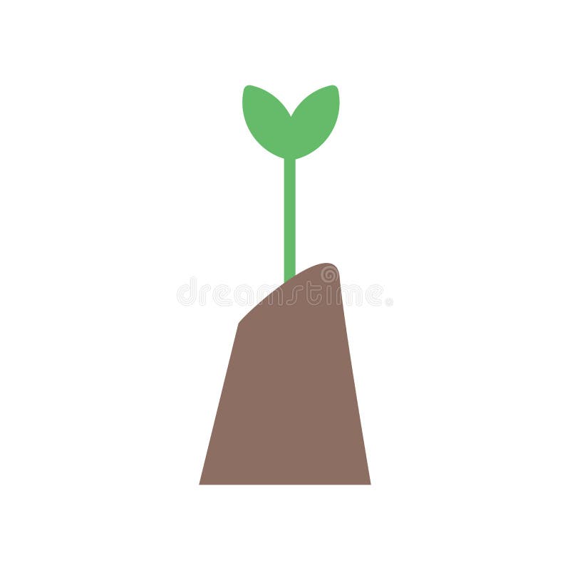 Plant Sprout Transparent Icon. Plant Sprout Symbol Design from a Stock ...