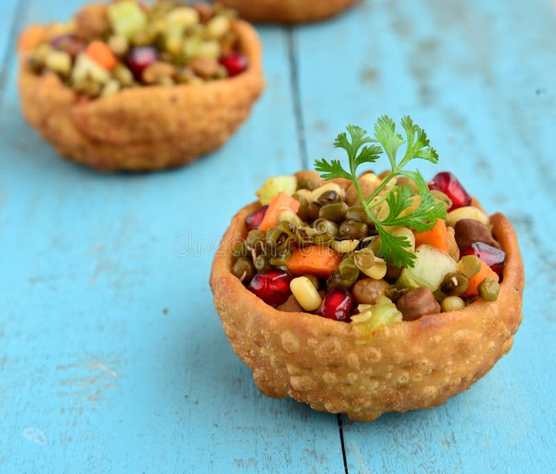 Sprouts chaat stock image. Image of natural, breakfast - 33828961