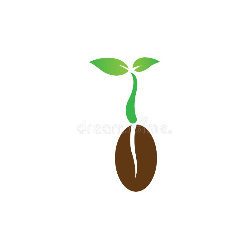 Sprouts Icon Logo Vector Design Stock Vector - Illustration of ecology ...