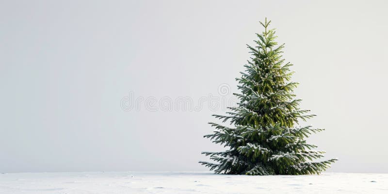 Spruce on a Light Background with Shadow Stock Photo - Image of forest ...