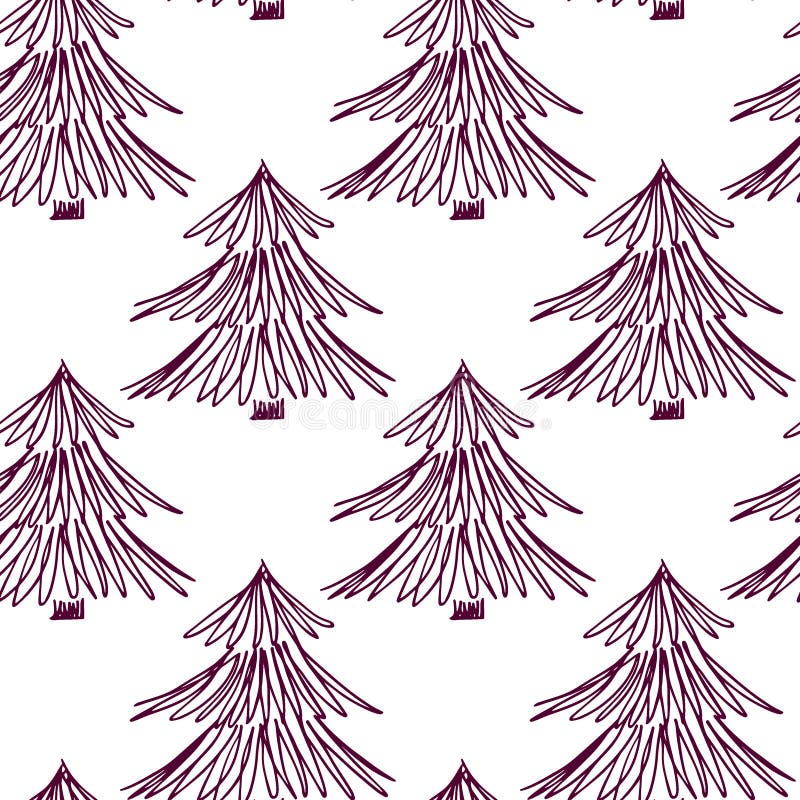 Spruce seamless pattern stock vector. Illustration of backdrop - 82174070