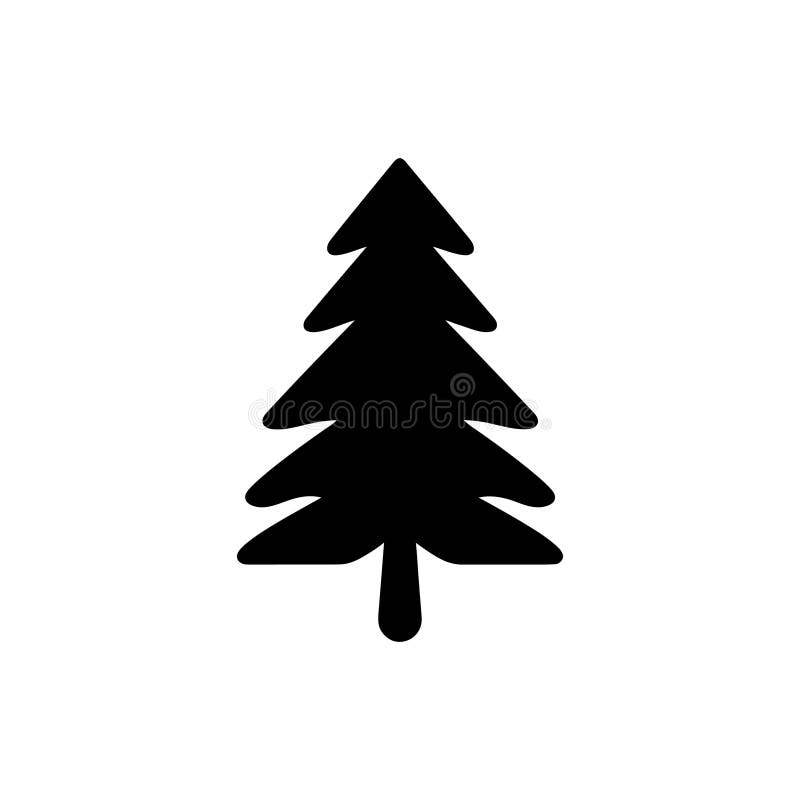 Spruce tree icon stock vector. Illustration of spruce - 306213733