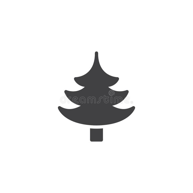 Spruce forest icon vector stock vector. Illustration of forest - 105038934