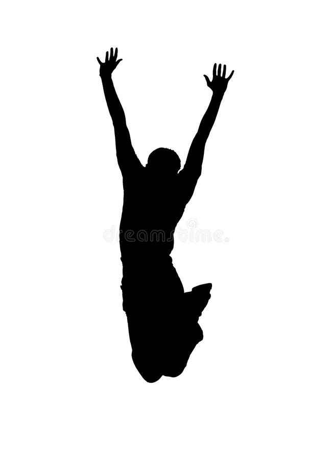 Sprung stock abbildung. Illustration von mann, sprung - 6146636