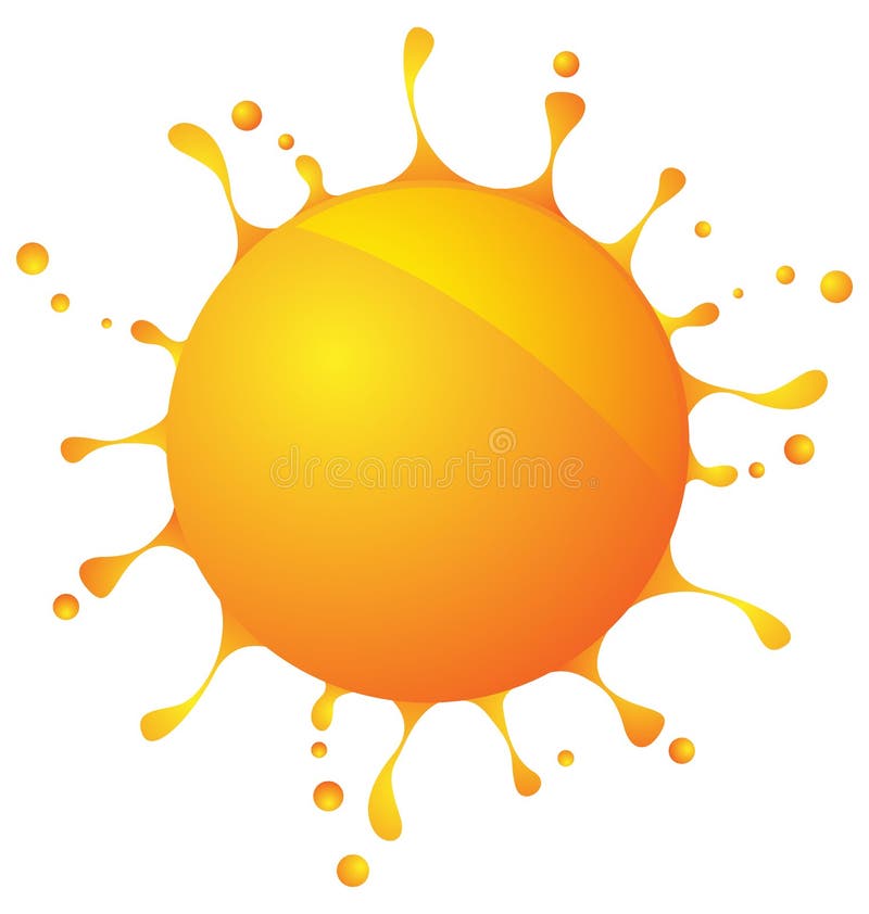 Spudge amarillo ilustración del vector. Ilustración de mancha - 4791368