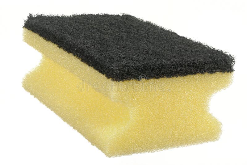 Spugna fotografia stock. Immagine di giallo, spugna, sfondo - 19682014
