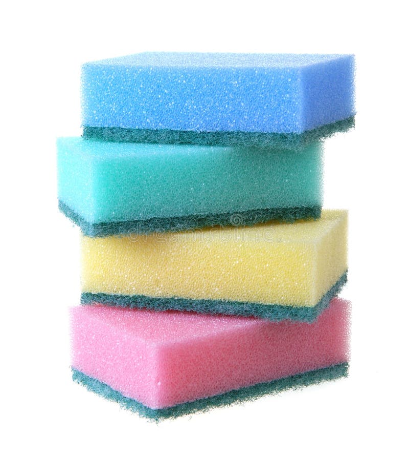 Spugne colorate fotografia stock. Immagine di pulito, struttura - 2695650