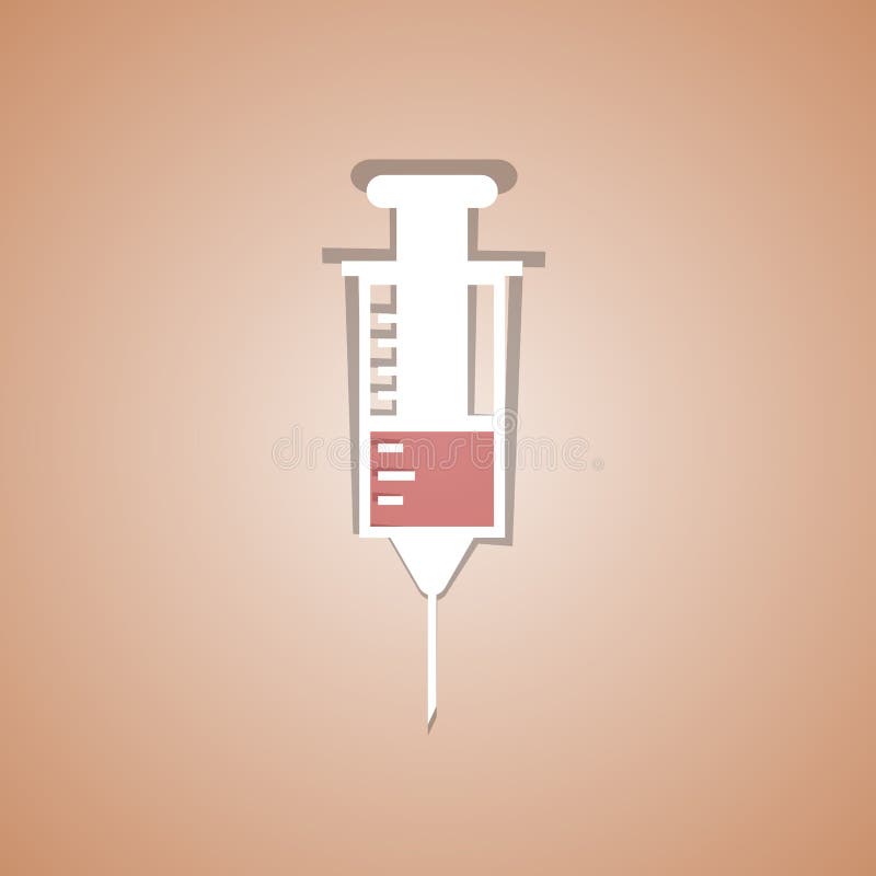 Spuit vector illustratie. Illustration of noodsituatie - 47233768