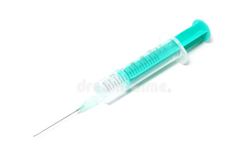 Spuit Met Naald, Dodelijke Injectie Stock Afbeelding - Image of ...