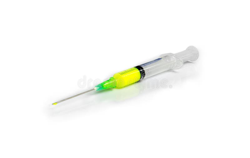 Spuit Met Naald, Dodelijke Injectie Stock Afbeelding - Image of ...