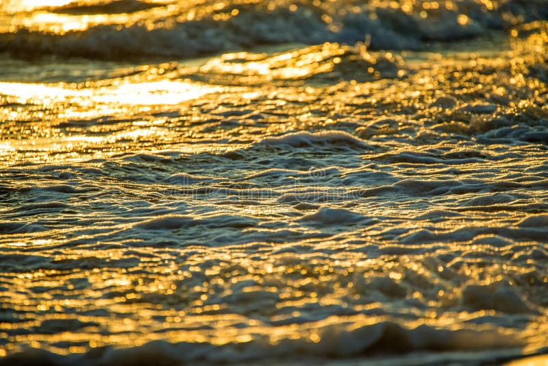 Spuma Del Mar Baltico Durante L'alba Immagine Stock - Immagine di ...