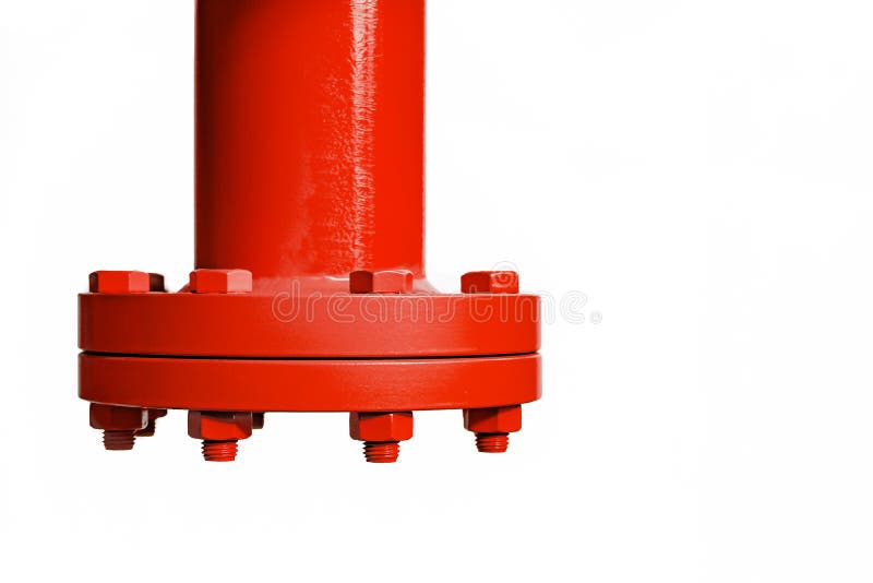Spun pipe flange stock image. Image of connection, plumber - 181140341
