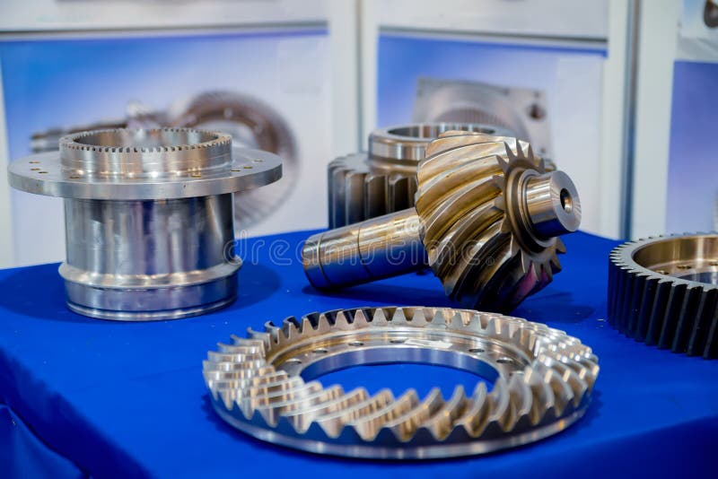 Spur and Bevel Gears. Gear Teeth Stock Photo - Image of automobile ...