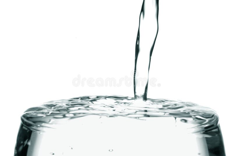 Spurt of pure water stock image. Image of translucent - 4216345