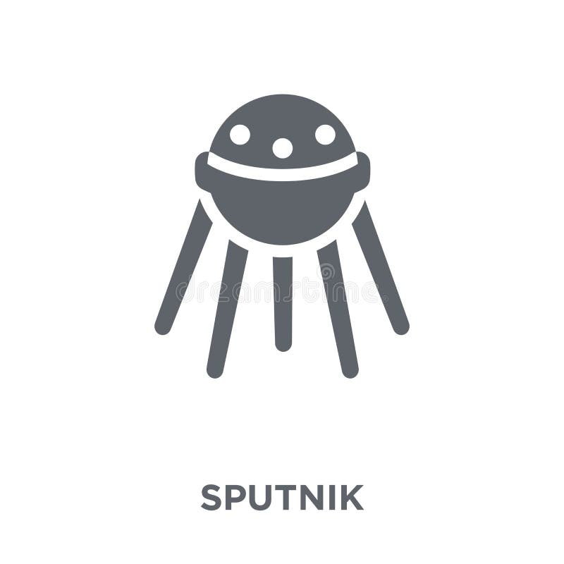 Sputnik Icon on White Background. Simple Element Illustration from ...
