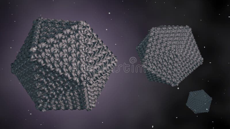 Sputnik Known As a Virophage Stock Illustration - Illustration of ...