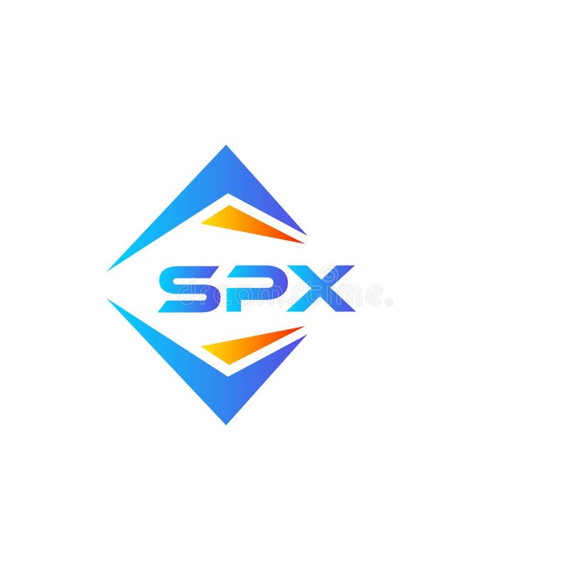 SPX Abstract Technology Logo Design on White Background. SPX Creative ...