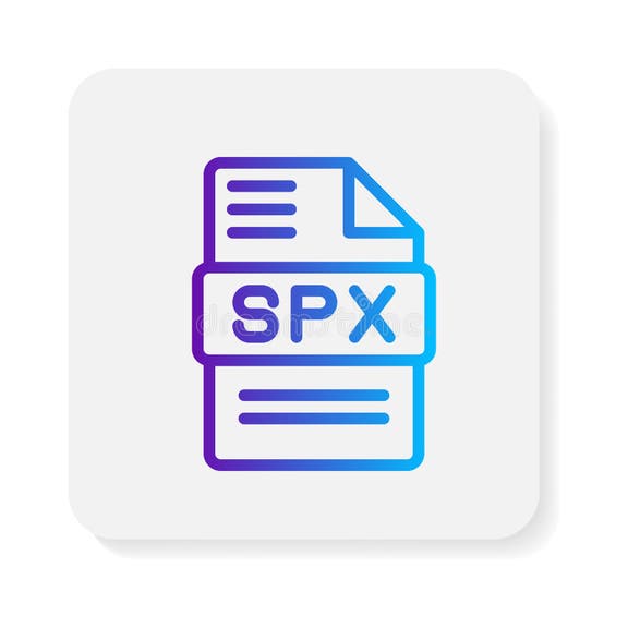 Spx Document File Type Flat Icons. Extension, Format, Archive, Type ...