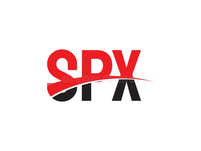 SPX Letter Initial Logo Design Vector Illustration Stock Vector ...