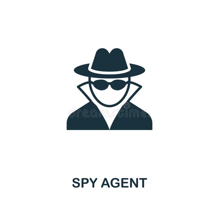 Spy Agent Icon. Premium Style Design from Security Icon Collection. UI ...