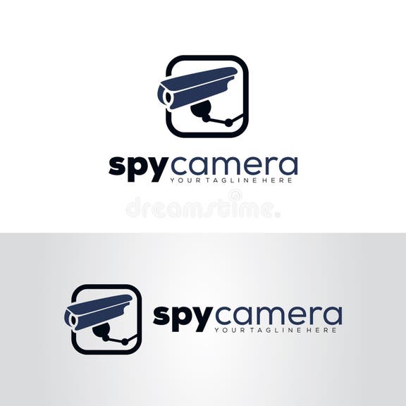 Spy Camera Logo Design Template Stock Vector - Illustration of lens ...