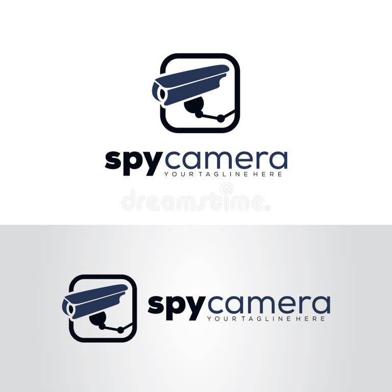 Spy Camera Logo Design Template Stock Vector - Illustration of lens ...