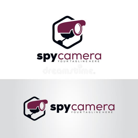 Spy Camera Logo Design Template Stock Vector - Illustration of modern ...