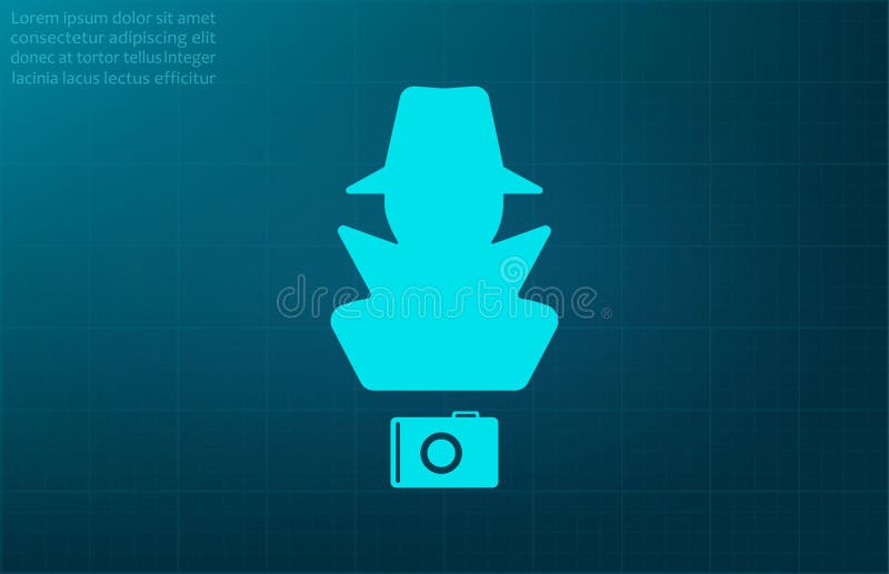 Vector Illustration, Blue Background Stock Vector - Illustration of ...