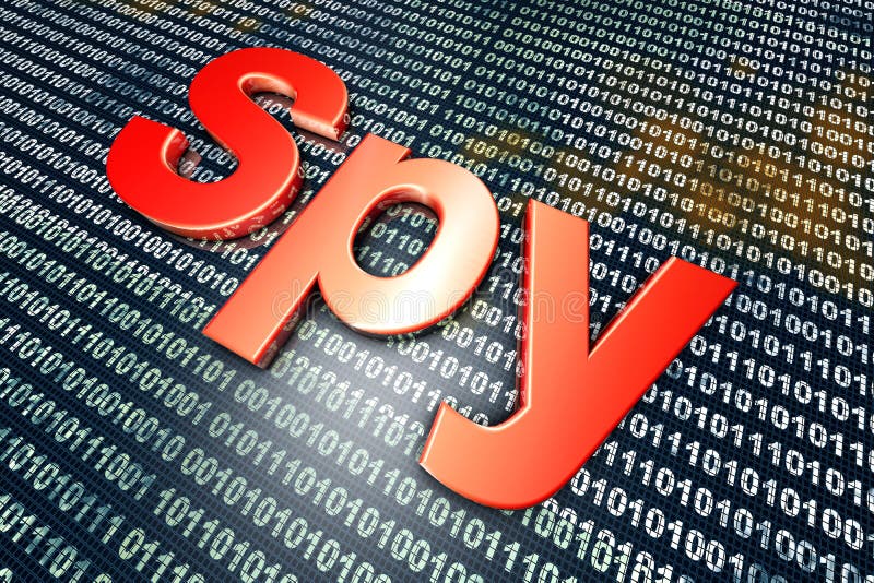 Spy stock illustration. Illustration of cyber, fraud - 72745324