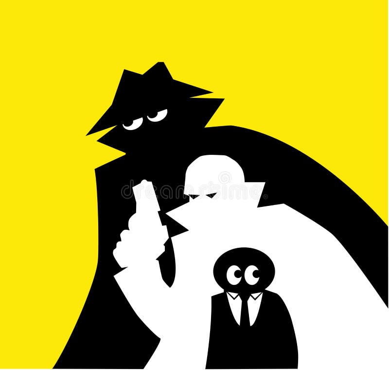 Spy kids cartoon stock vector. Illustration of crime - 116435266