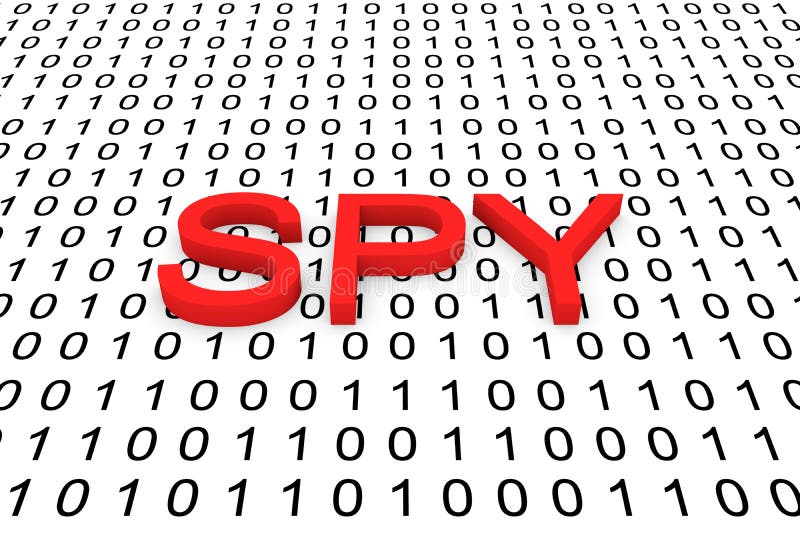 SPY stock illustration. Illustration of back, software - 80723988