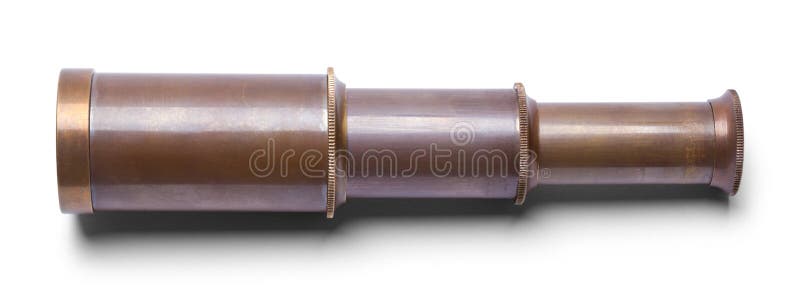 Spy Glass Side View stock photo. Image of white, pirate - 101514250