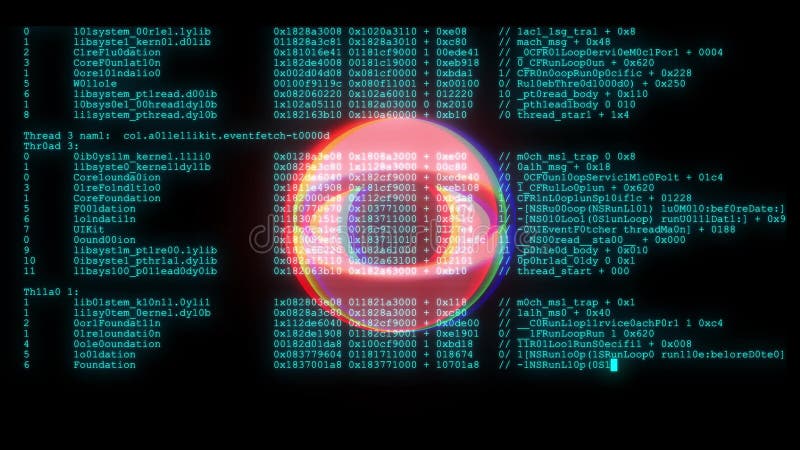 Spy Hacker Wathing Eye With Encrypted Fast Long Scrolling Programming Security Hacking Code Data