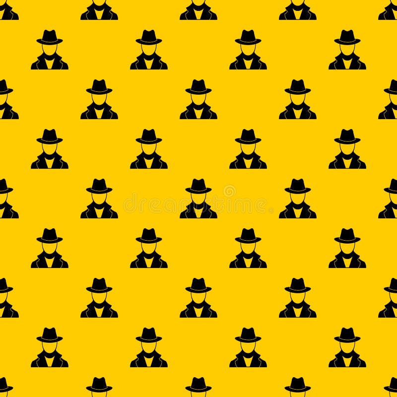 Spy pattern vector stock vector. Illustration of crime - 153531101