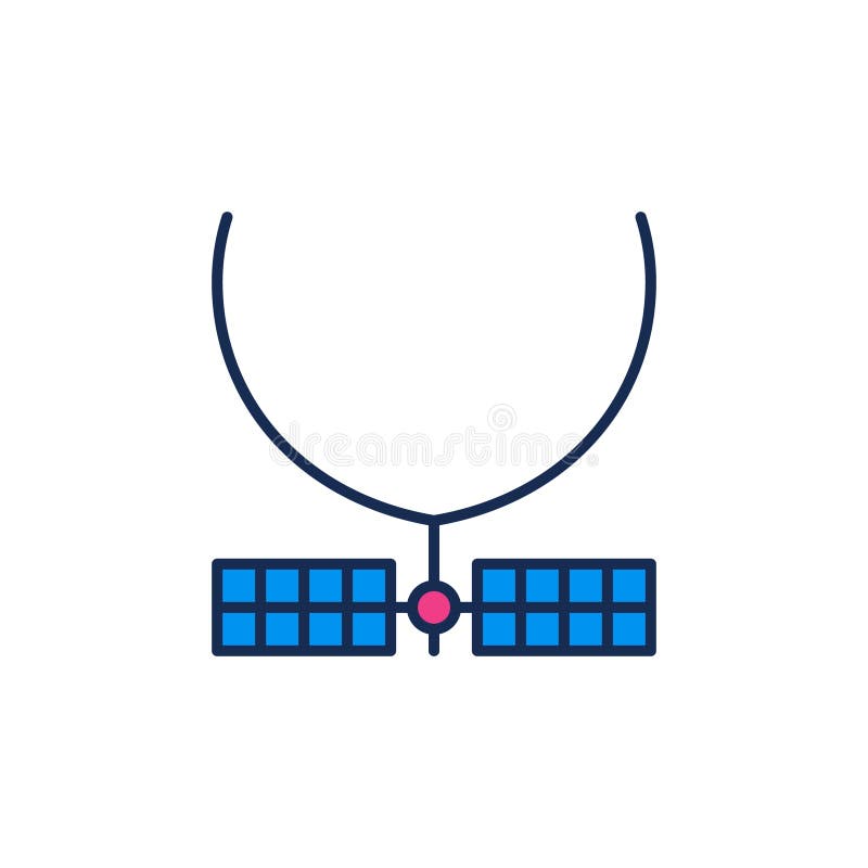 Radiosonde on blue sky stock vector. Illustration of science - 137390260