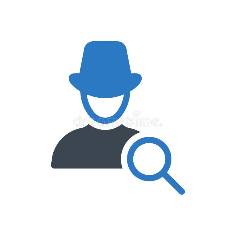 Spy Vector Glyph Color Icon Stock Vector - Illustration of design ...