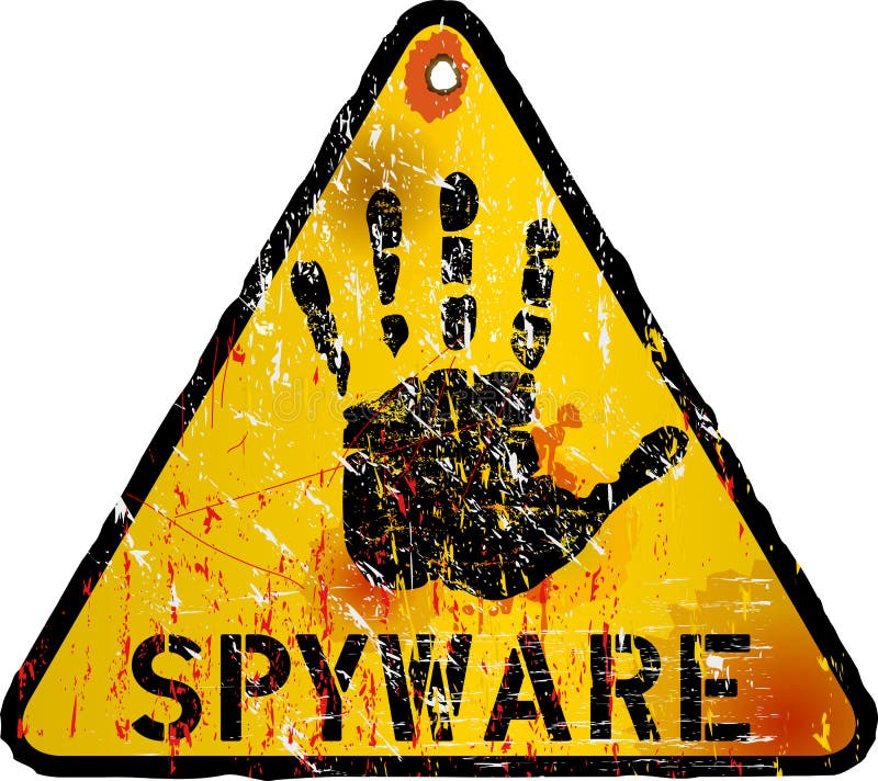 Spy ware alert sign stock vector. Illustration of vintage - 37792144