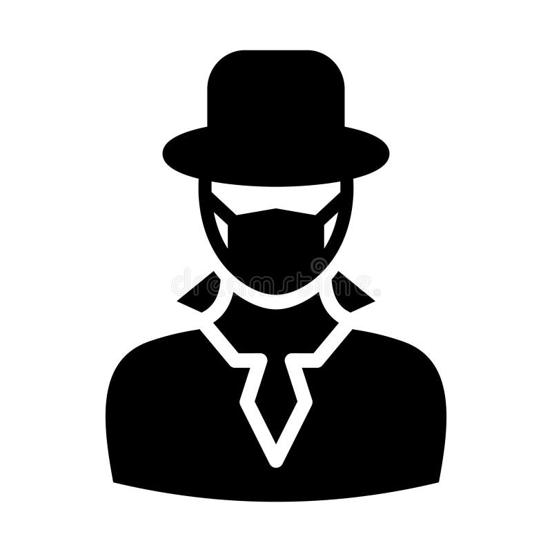 Spy Wearing Mask Vector Icon Which Can Easily Modify or Edit Stock ...